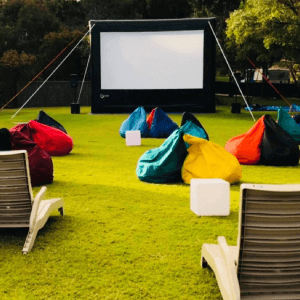 Hire high-quality pop-up cinema equipment
